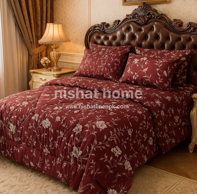 Loyta Winter Quilt Set - Razai Set - 6pcs - CQS100 – HOMETEX Plus ...